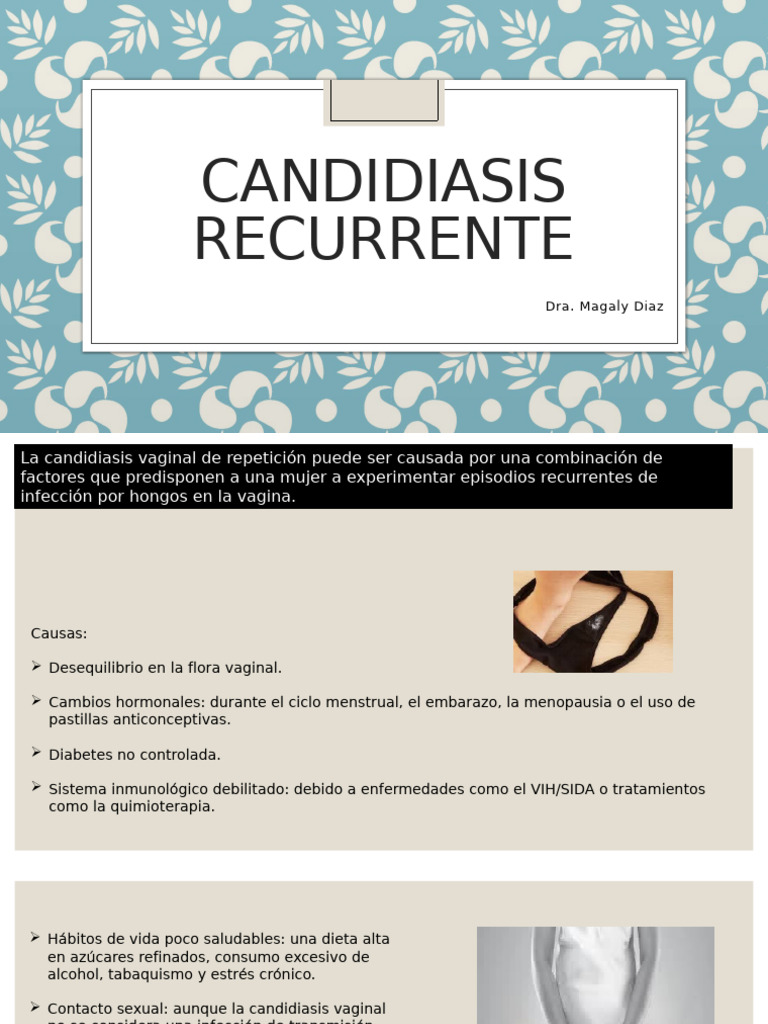 Causas y Tratamientos de Candidiasis Recurrente | PDF | Candidiasis ...