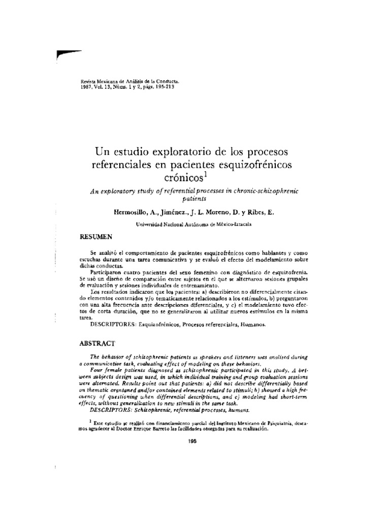 Un Estudio Exploratorio de Los Procesos | PDF