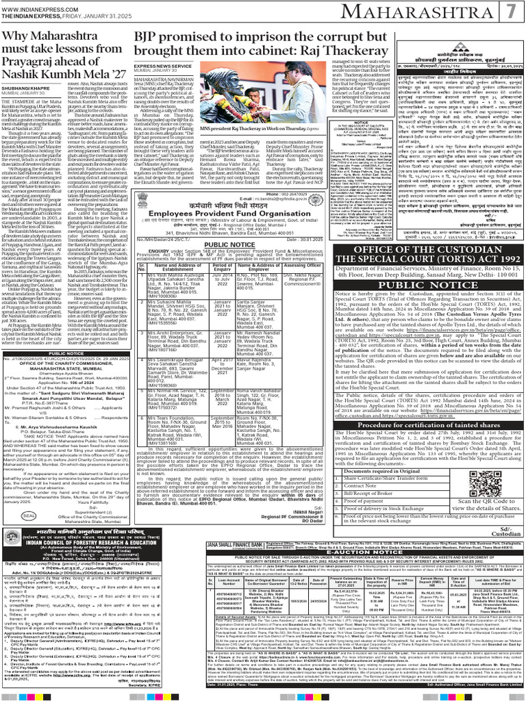 Indian Express | PDF | Politics Of India