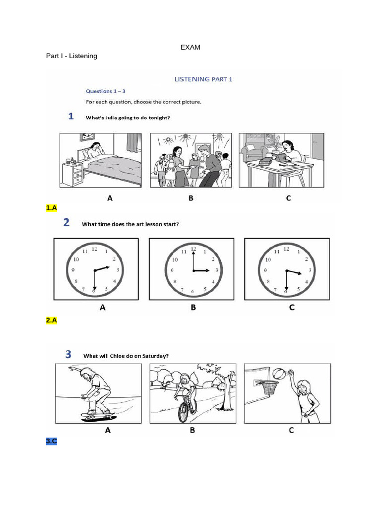 Prueba Inglés | PDF