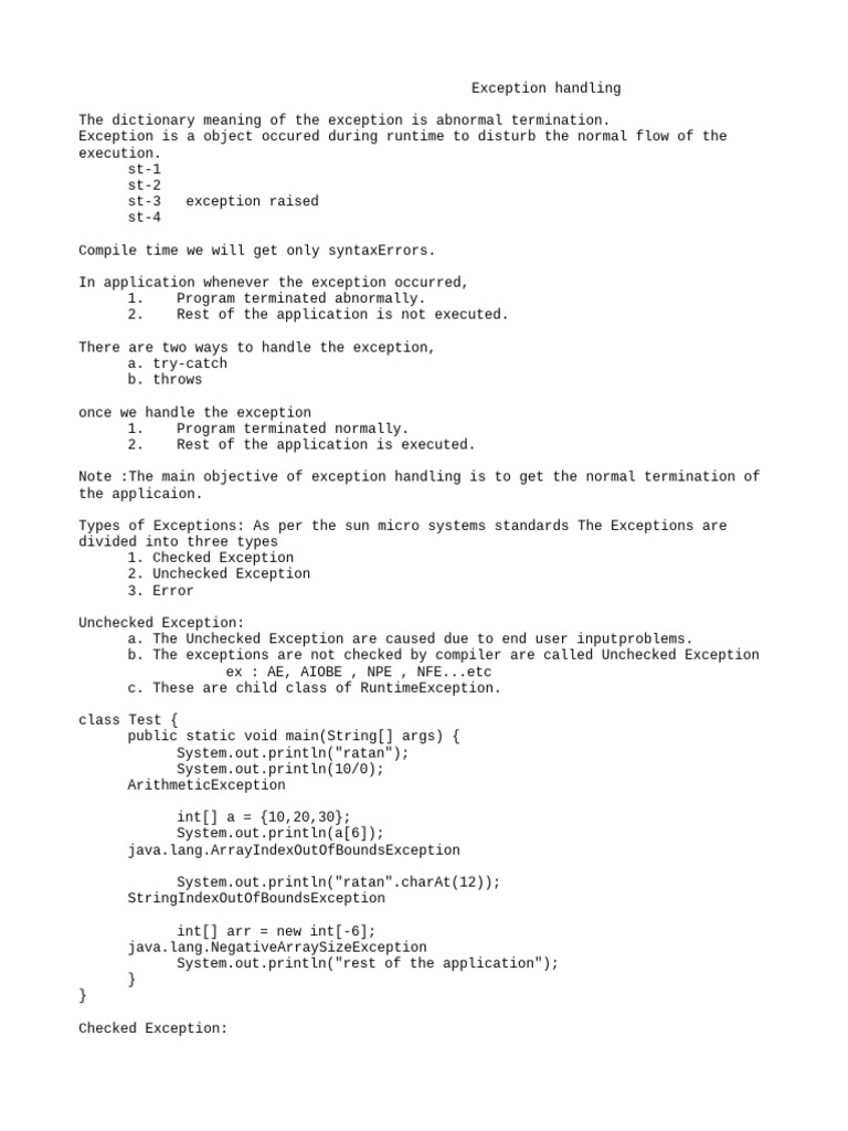 Exception Handling (2) | PDF | Inheritance (Object Oriented Programming) | Programming