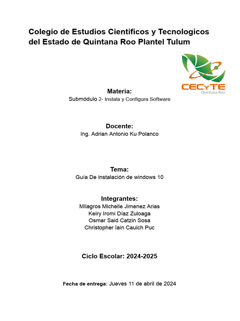 Submodulo 2 | PDF | Windows 10 | Arranque