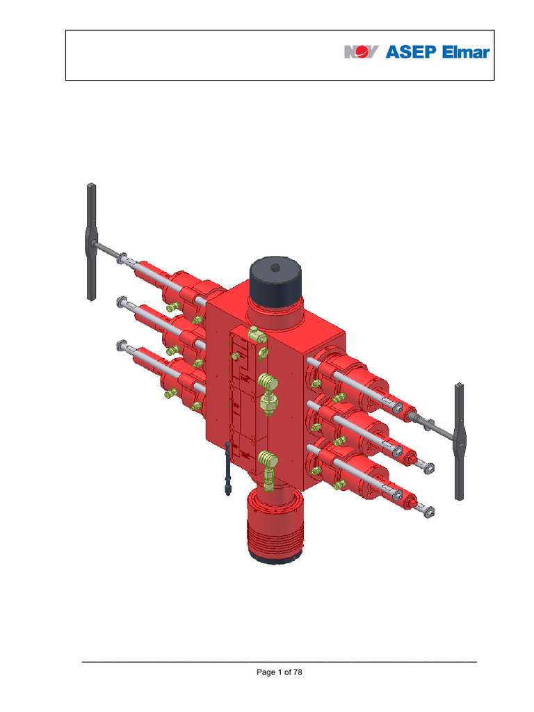 ASEP Elmar Wireline Valve Manual | PDF | Piston | Valve