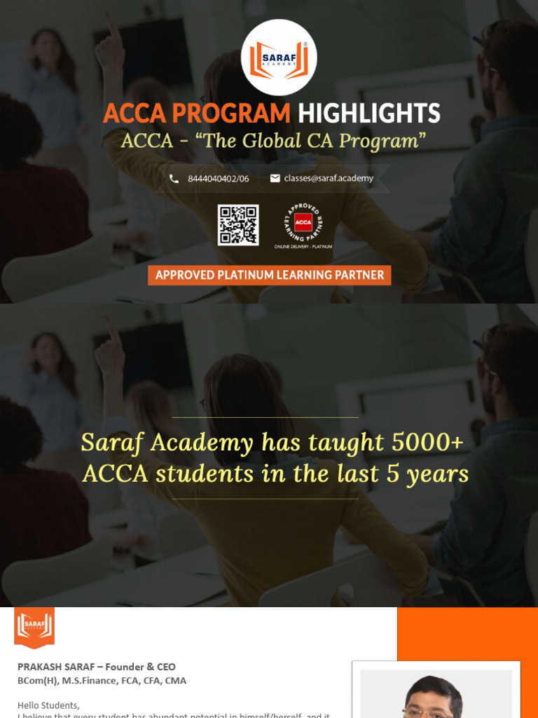 ACCA brochure-23-09-2022 | PDF | Accounting