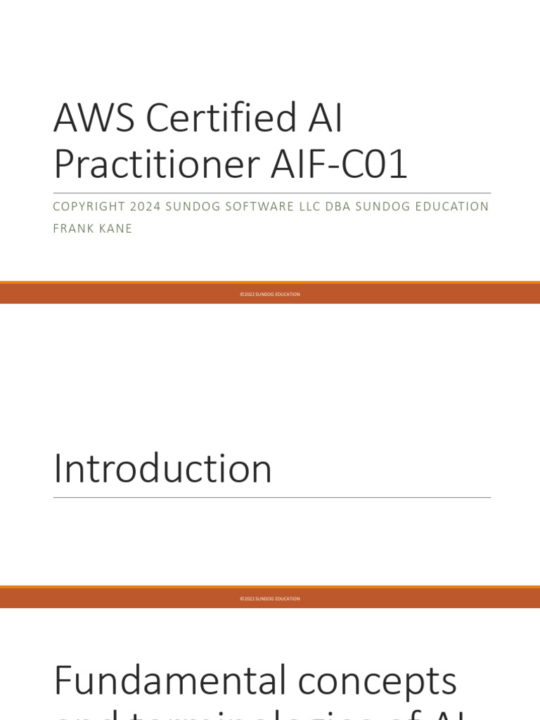 AWS Cert AI Practitioner | PDF | Machine Learning | Artificial Intelligence