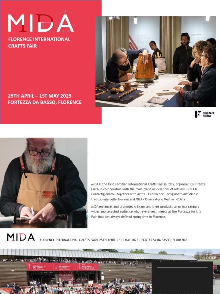Florence Crafts Fair 2025 | PDF | Florence