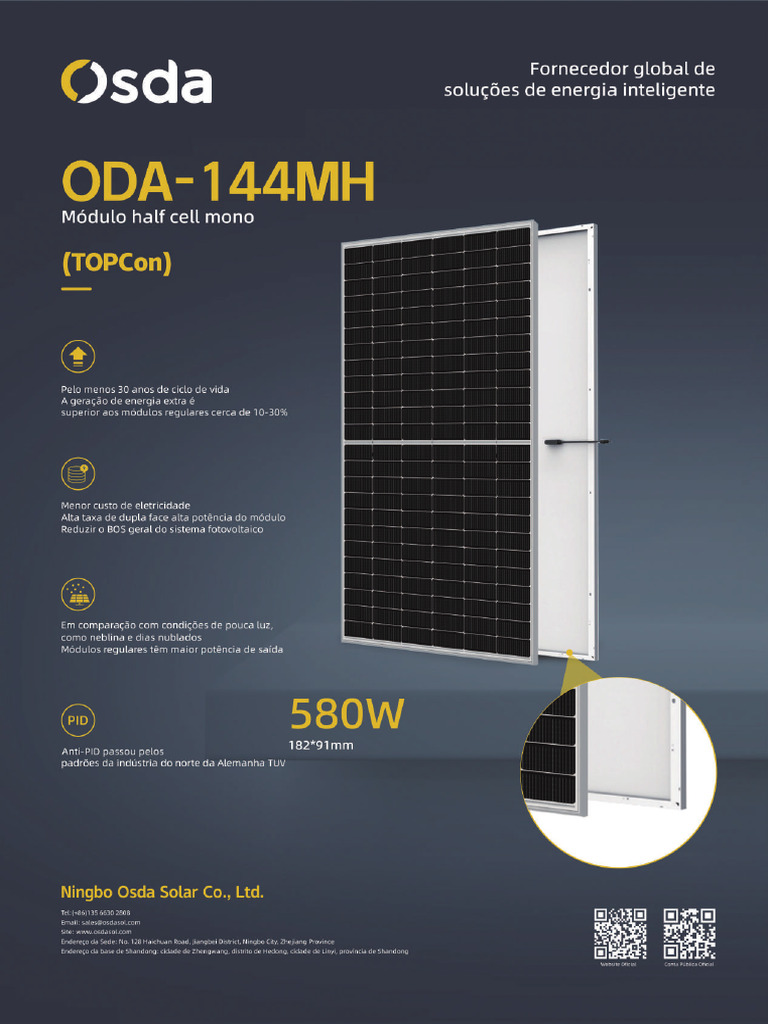 Datasheet-Osda 580 | PDF
