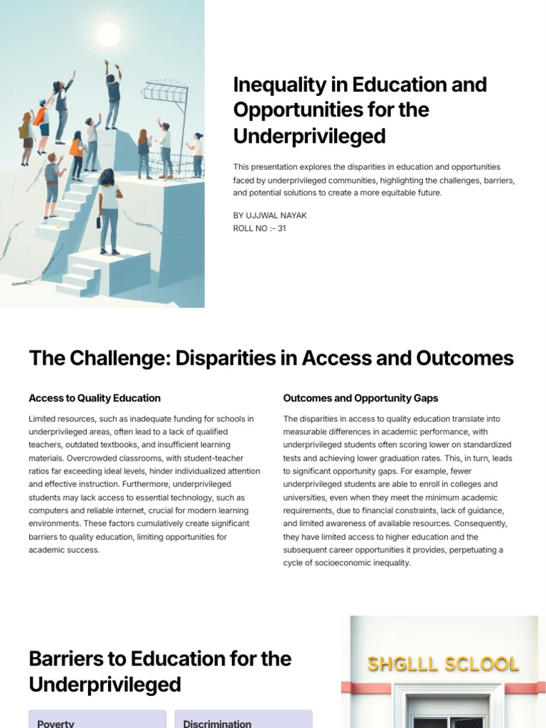 Asl Project by Ujjwal Nayak | PDF | Social Mobility | Economic Inequality