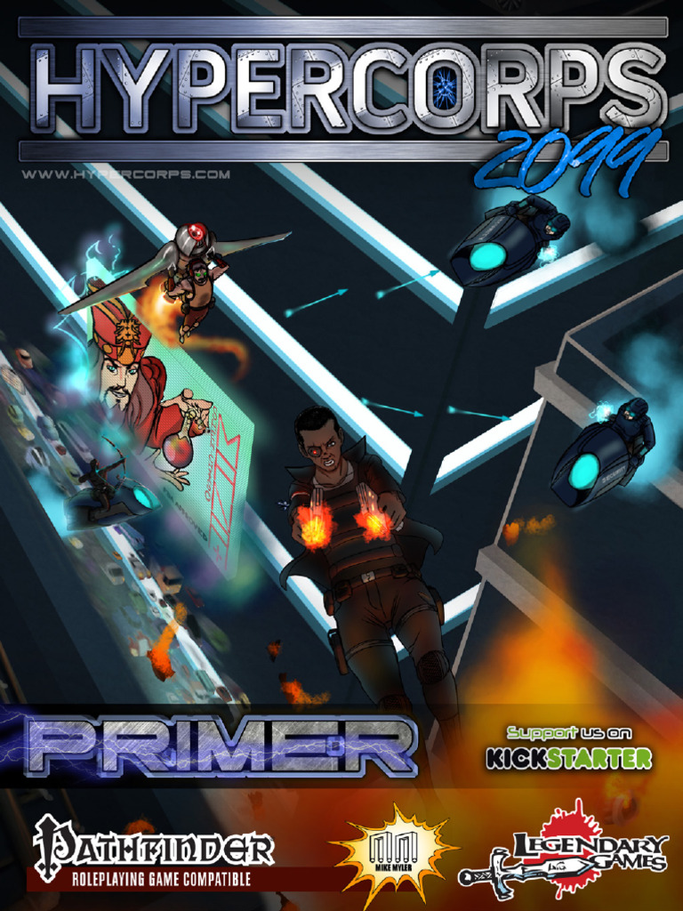 Hypercorps 2099 Pathfinder Primer | PDF | D20 System | Role Playing Games