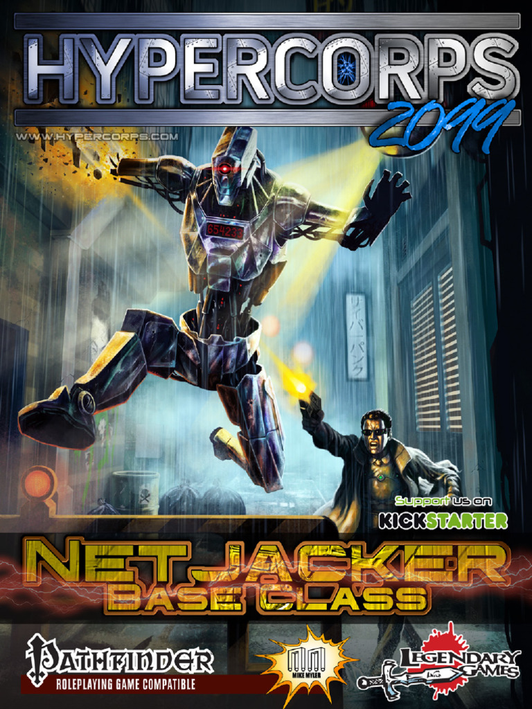 Hypercorps 2099 Netjacker Base Class | PDF | Security Hacker | Robot