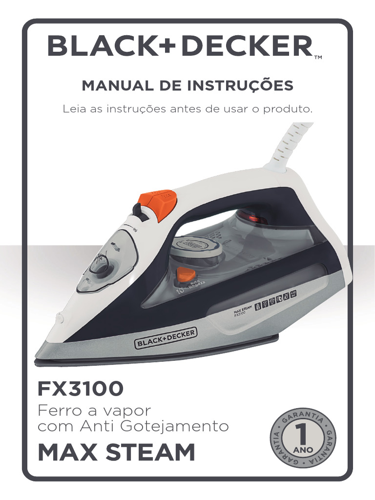 FX3100 - Manual de Instruções | PDF | Ferro | Temperatura