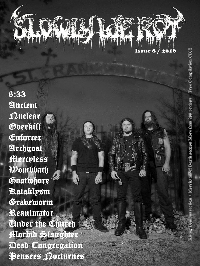 Slowly We Rot 8 - 2016 | PDF | Heavy Metal Music | Satan