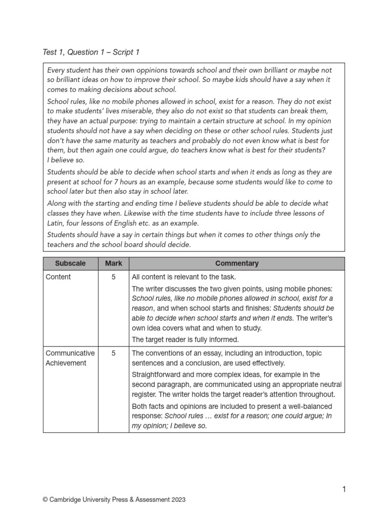 Test 1, Question 1, Essay (Very Good Answer) | PDF | Syntax | Grammar