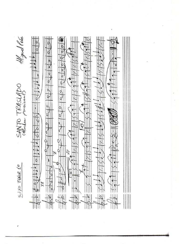 Santo Traslado Tenor 1 | PDF