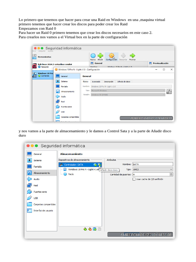Configuración de RAID en Windows 10 | PDF