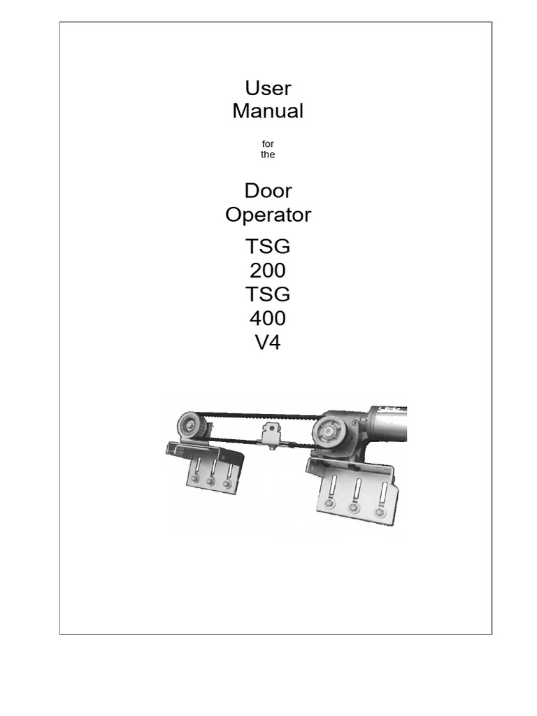 TSG User Manual Englisch V4 | PDF | Parameter (Computer Programming ...