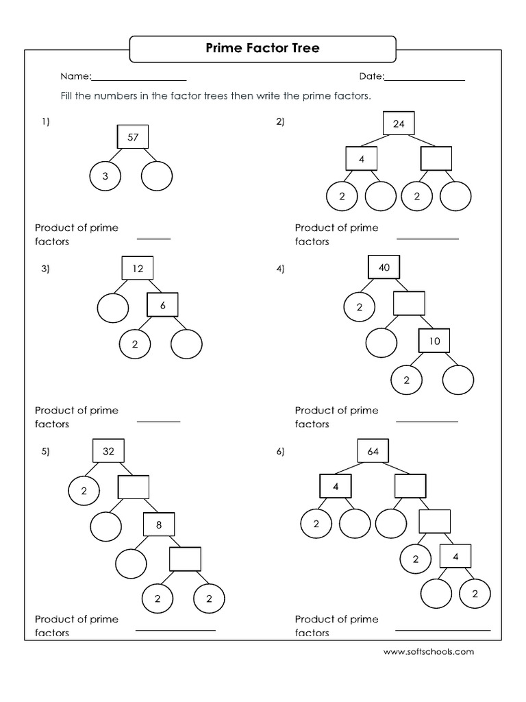 prime_factor_tree_worksheet_16-07-2024 | PDF