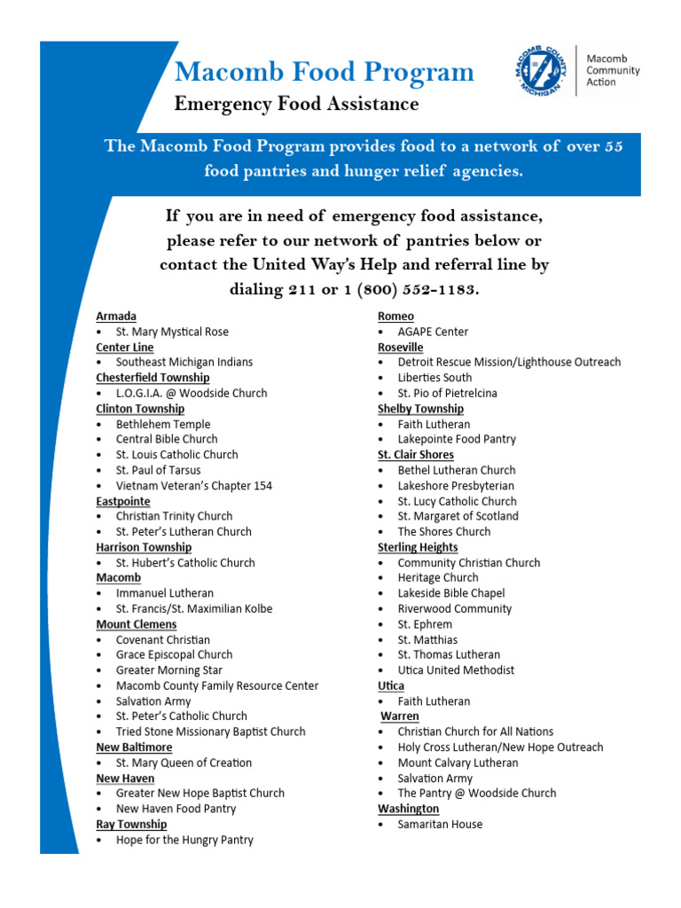 Emegency Food Flyer 9!19!19 | PDF | Protestantism | Abrahamic Religions