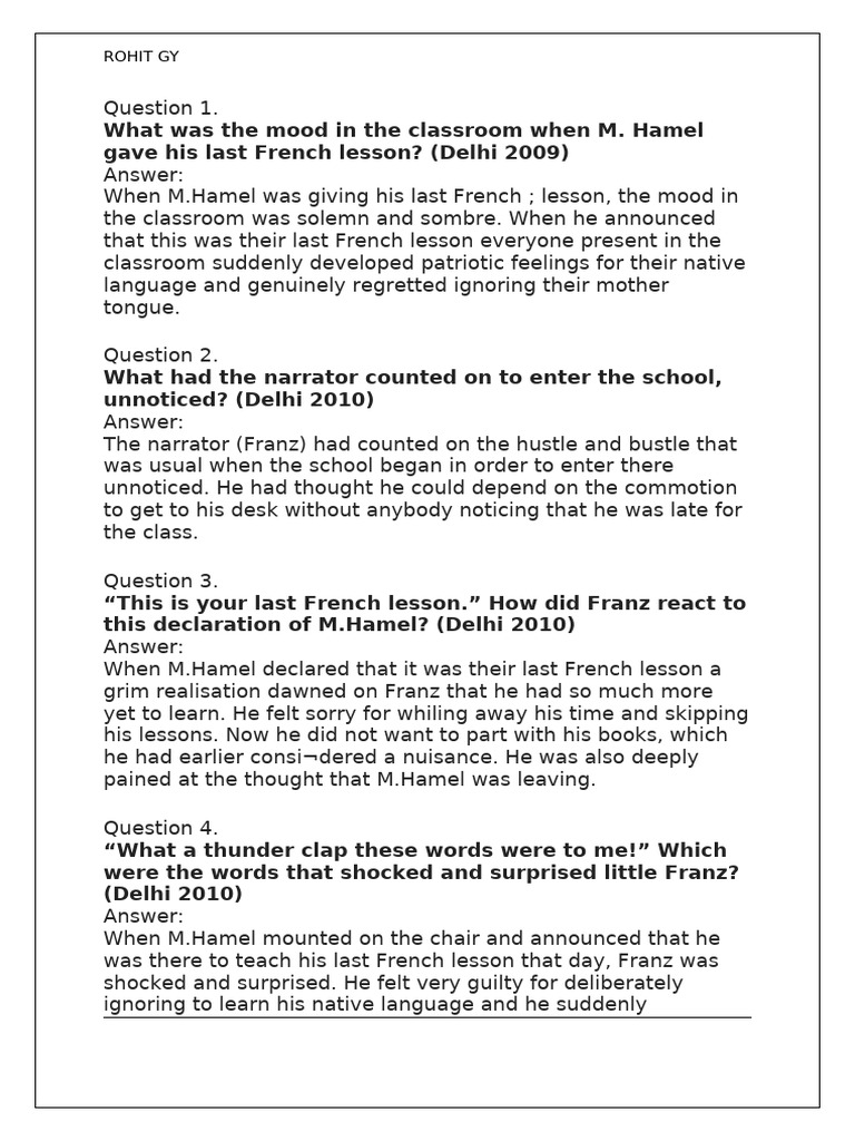 eng lesson 1 class 12 | PDF