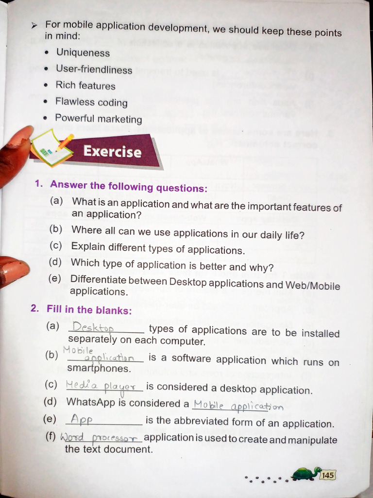 CHP 9 Textbook Notes Grade 5 | PDF | Application Software | Mobile App