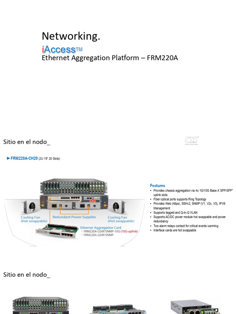 CTC Union IAccess Solution | PDF | Estándares de red | Redes de computadoras