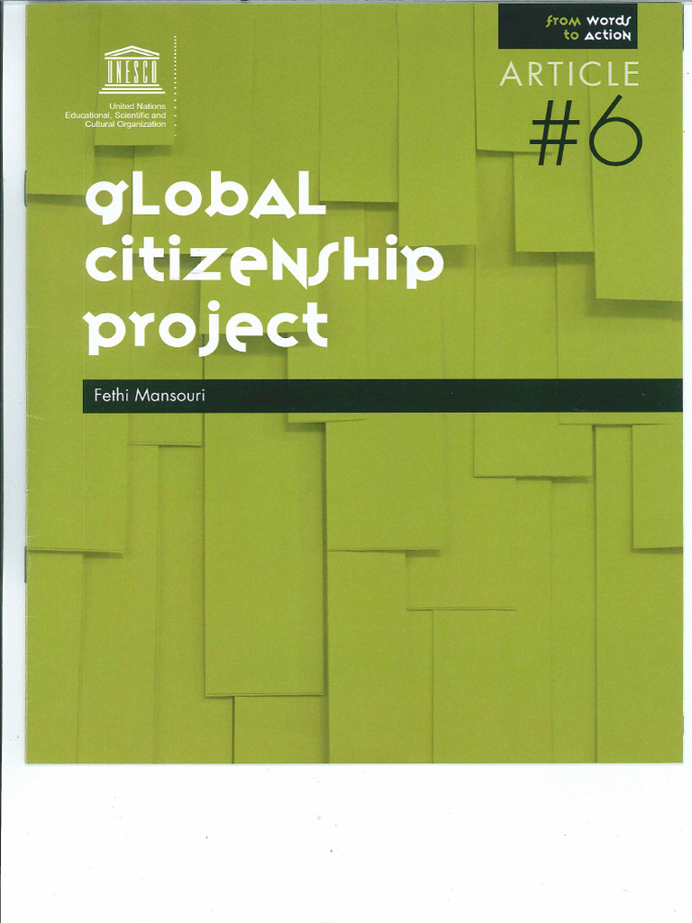 Global Citizenship Project | PDF