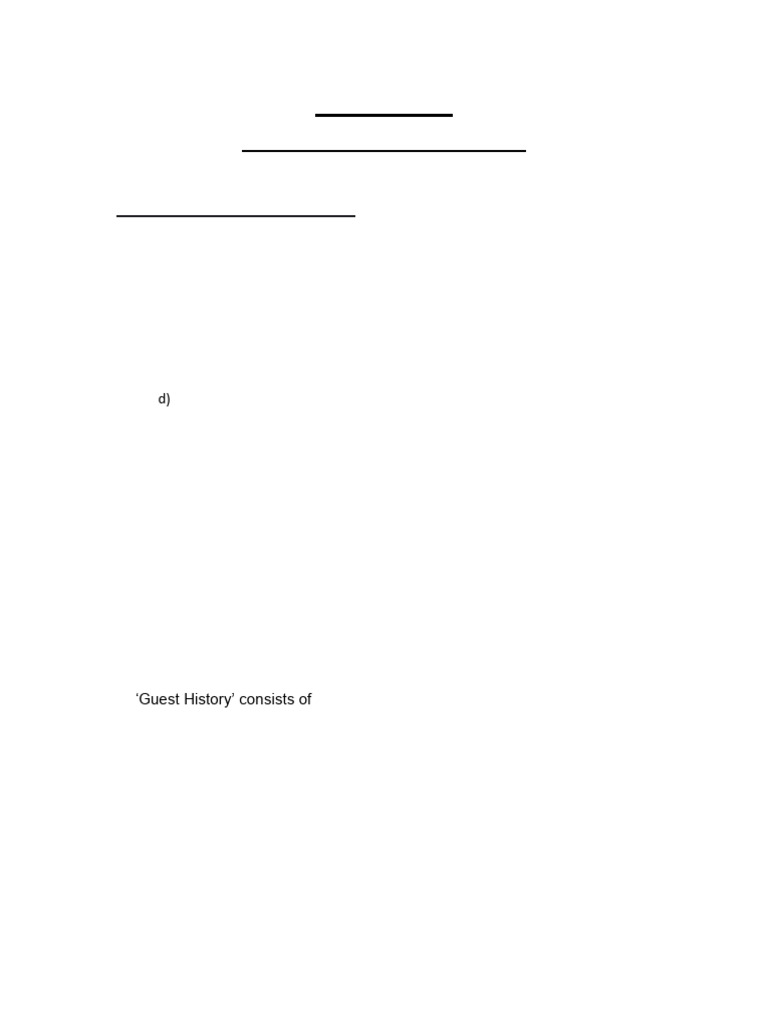 Hospitality Management MCQs and Concepts | PDF | Housekeeping | Home