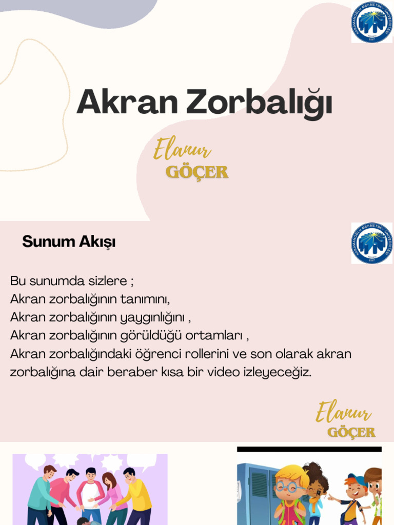 Pastel Damlalar Temel Sade Sunum | PDF