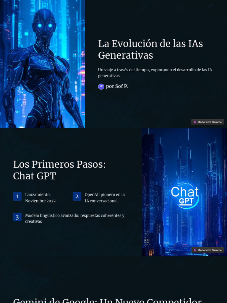 La Evolucion de Las IAs Generativas | PDF