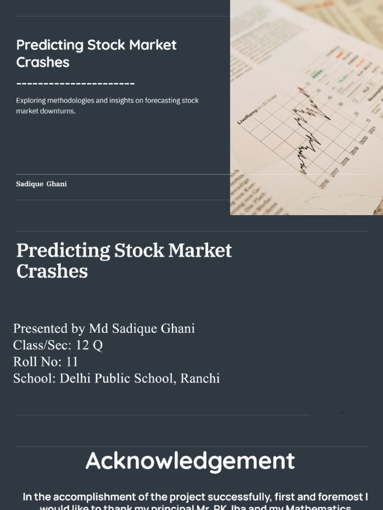 Predicting Stock Market Crashes-1 - 250111 - 172859 | PDF