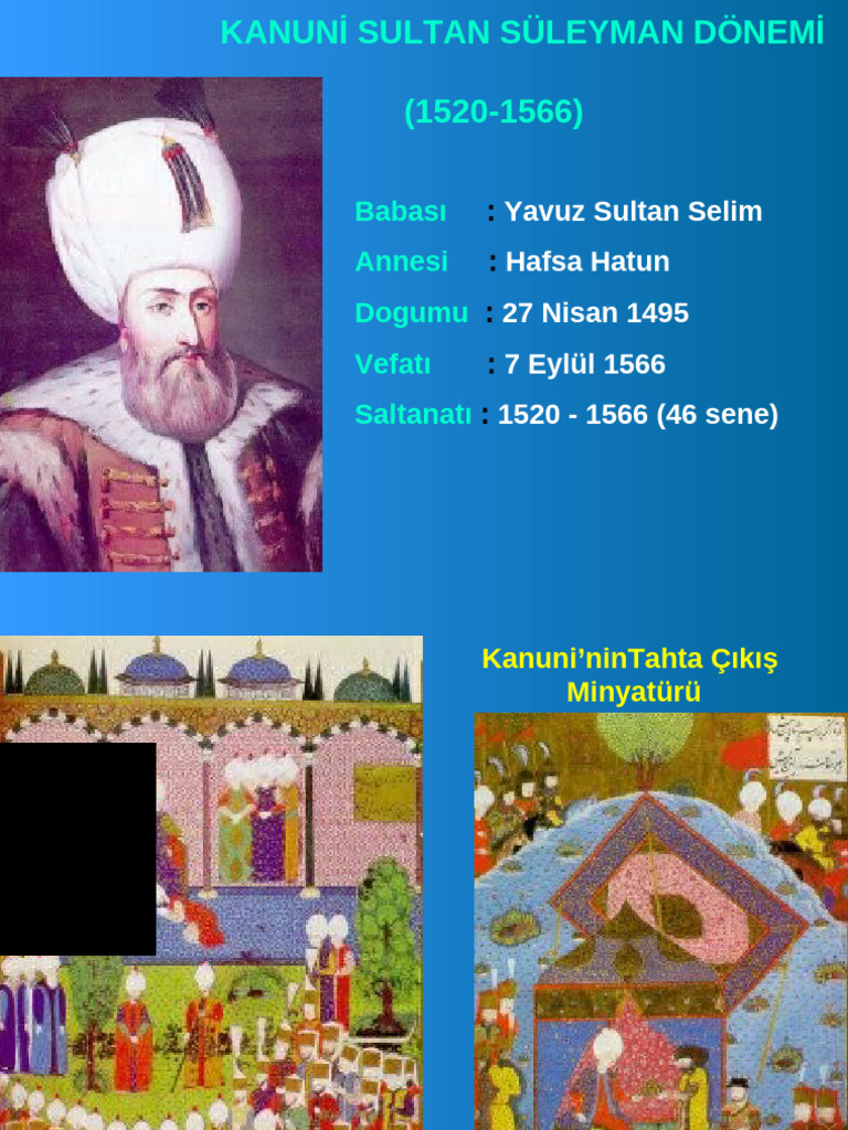Kanuni-Sultan-Suleyman-Donemi | PDF