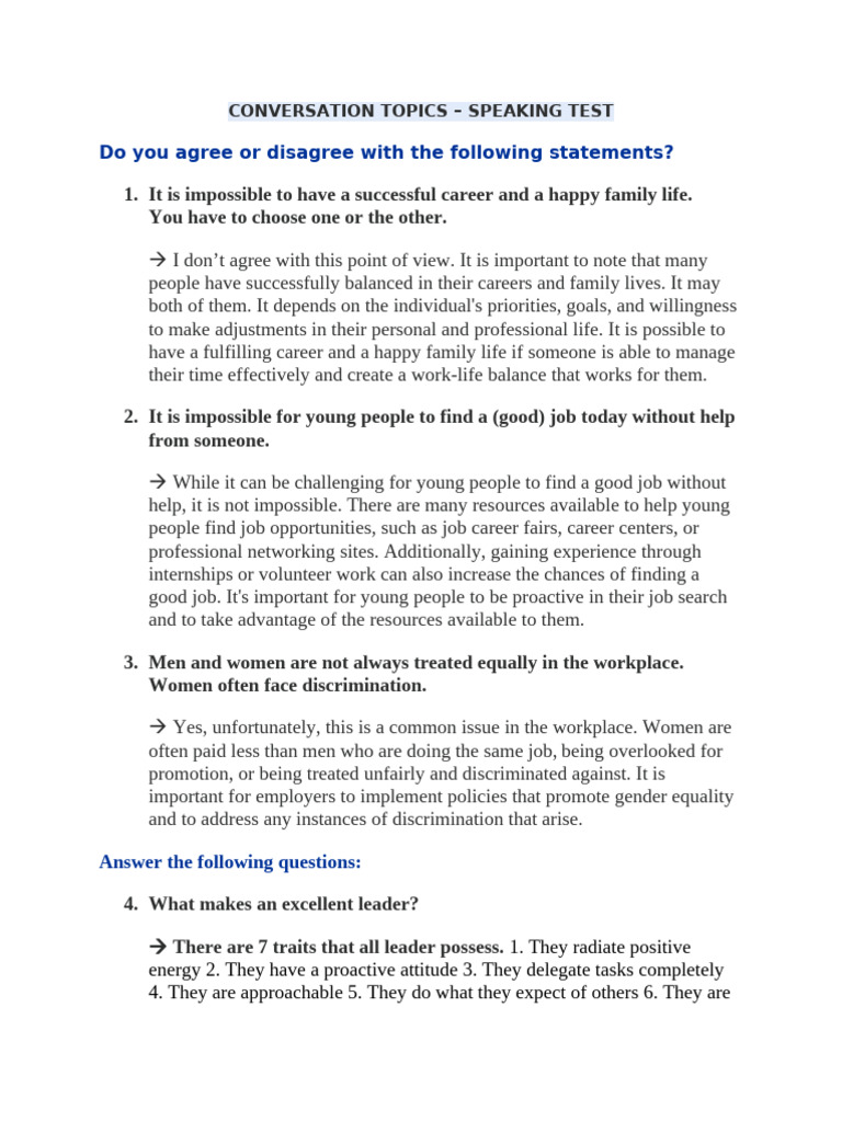 CONVERSATION-TOPICS.-Simplified1 | PDF | Sales | Discrimination