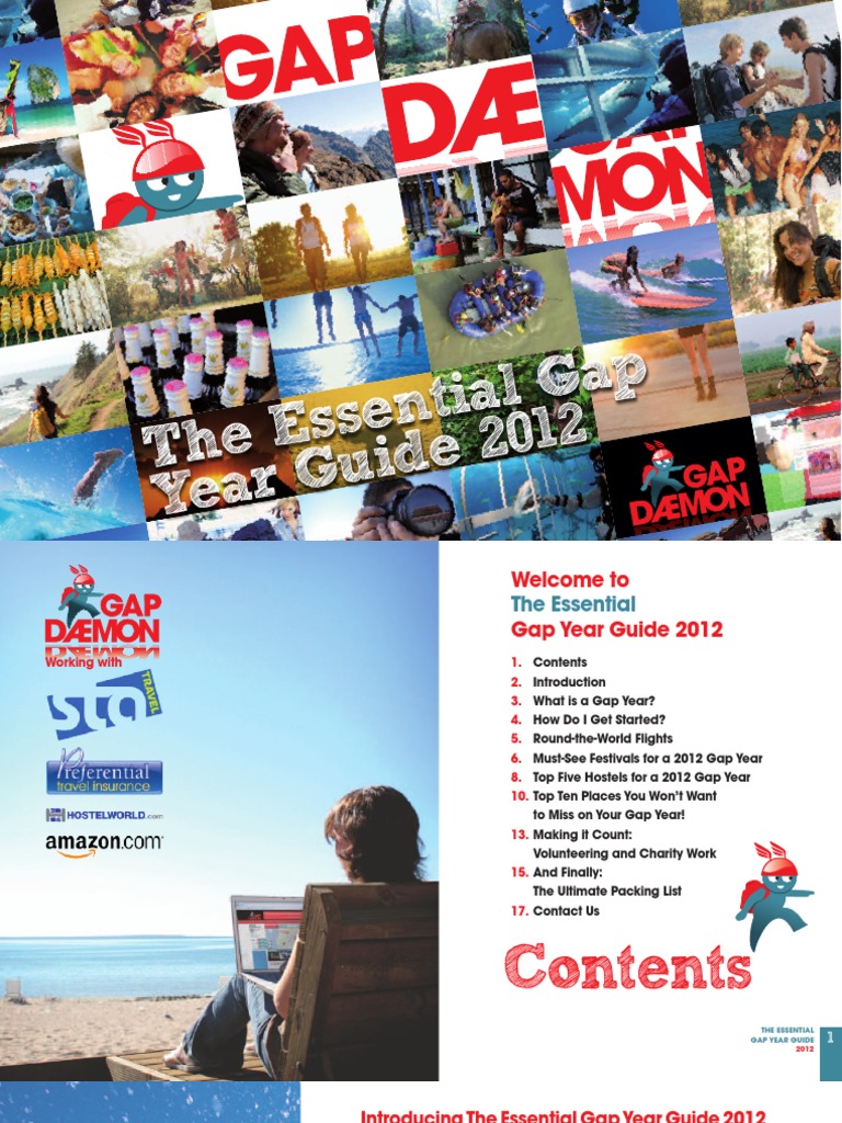 Essential Guide to Gap Year Travel 2012 | PDF | Backpacking (Wilderness ...