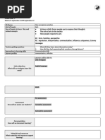 Grade 7 Drama Skills Development Plan | PDF | Body Language | Cognition