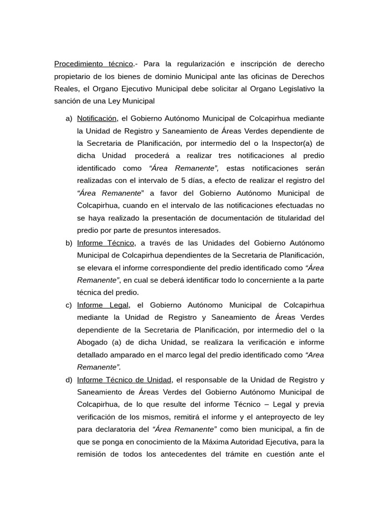 PROCEDIMIENTO TECNICO | PDF | Justicia | Crimen y violencia
