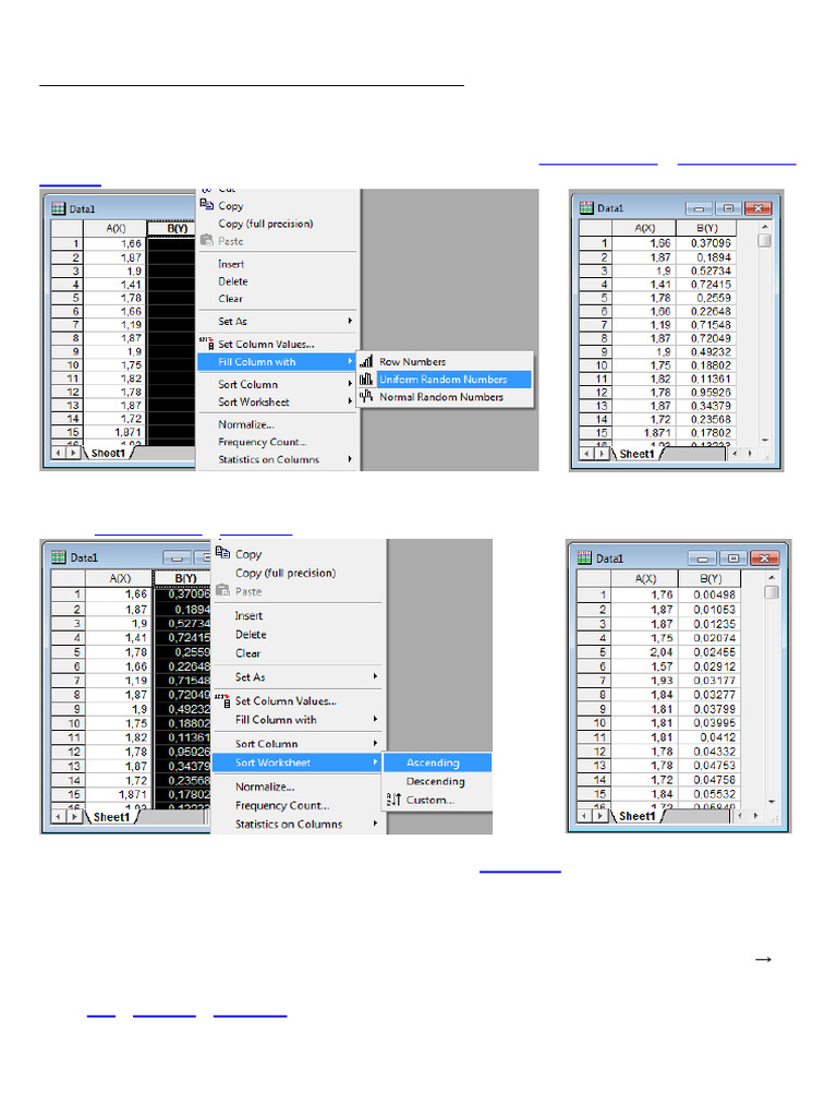 Agüero - Unknown - Guía Rápida para Realizar Histogramas en Origin8 .0 | PDF