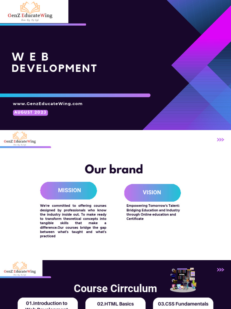 04 Web Development GenZ | PDF | J Query | Bootstrap (Front End Framework)