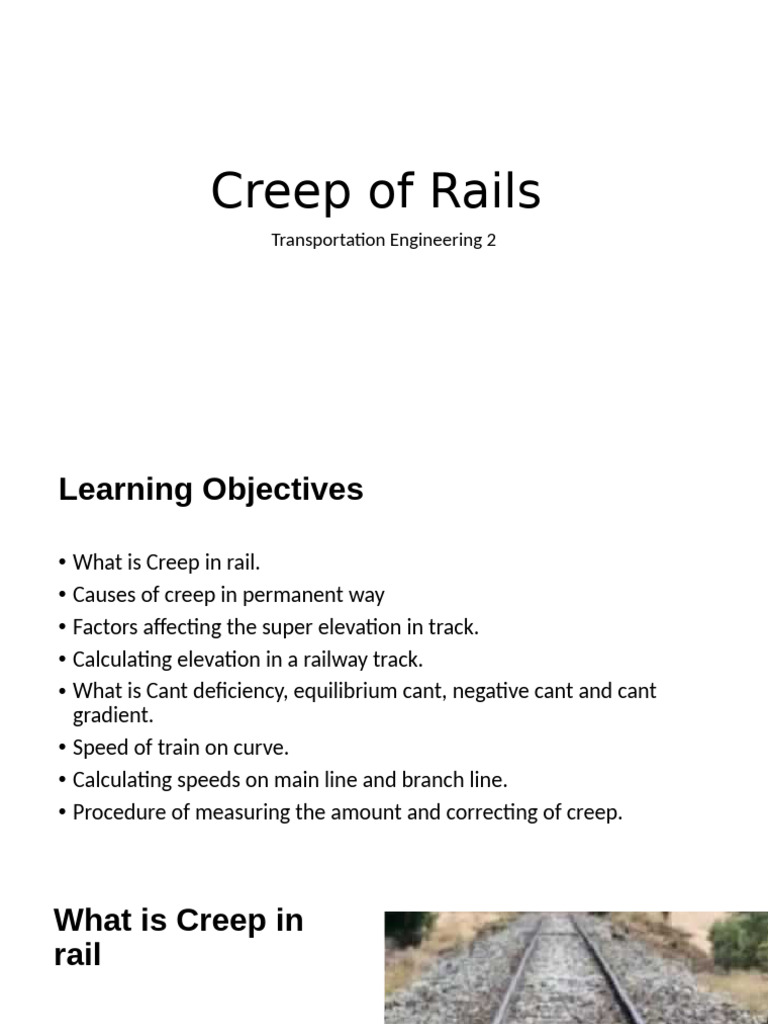 Creep | PDF | Creep (Deformation) | Transport