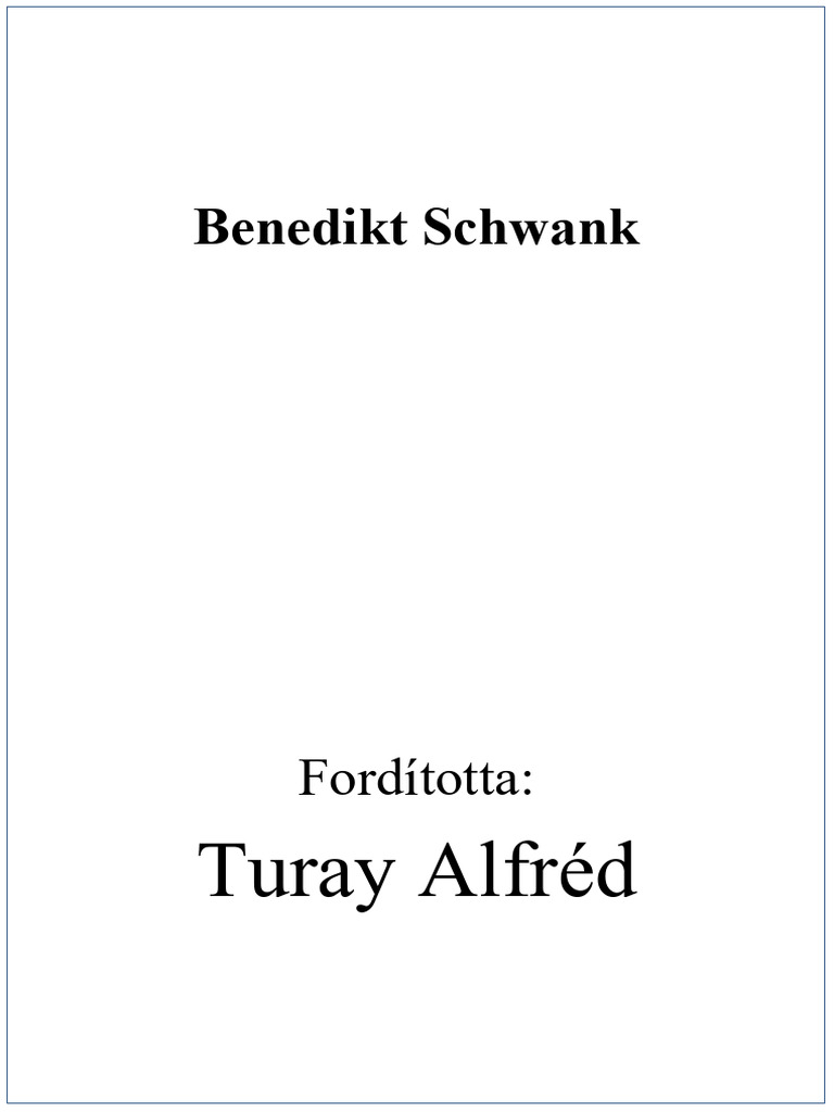 Benedikt Schwank OSB - János Evangéliuma - 0 | PDF
