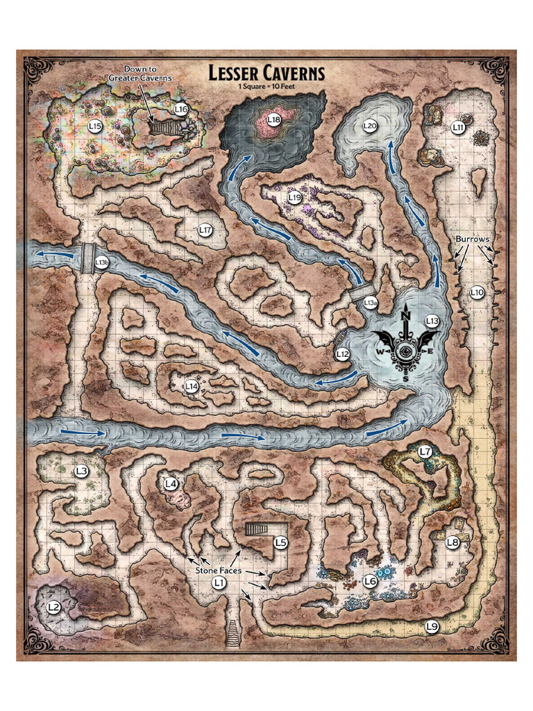 Cavern Map | PDF