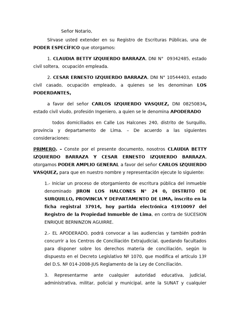 Poder Amplio y General | PDF | Justicia | Crimen y violencia