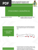 Posiciones Cadavéricas en Criminalística | PDF | Términos anatómicos de ...
