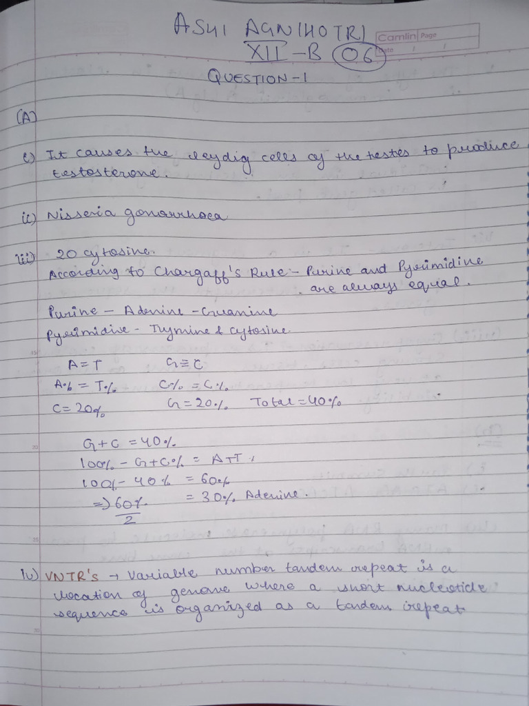 Aashi Agnihotri 12B Bio | PDF