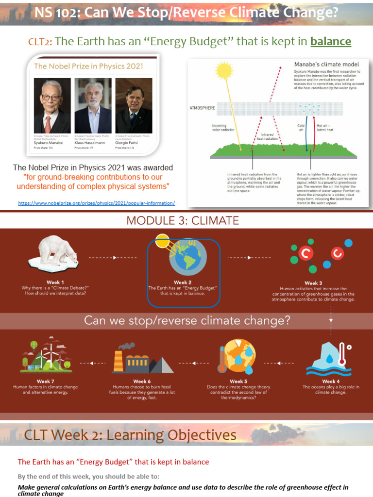 Earth's Energy Budget and Greenhouse Effect | PDF | Greenhouse Effect ...