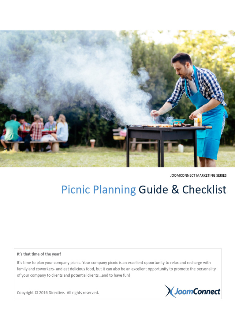 JC Workbook - Picnic Guide and Checklist | PDF