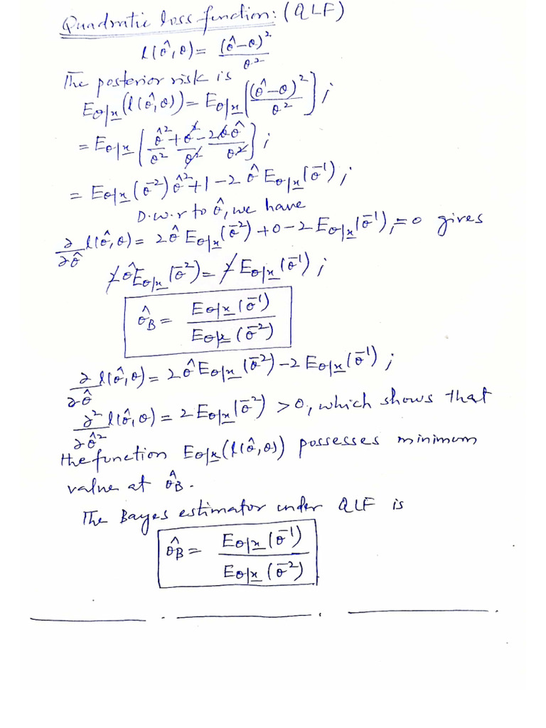 Bs Bayesian Statistics Lecture 03 Dated 04 04 23 Pdf