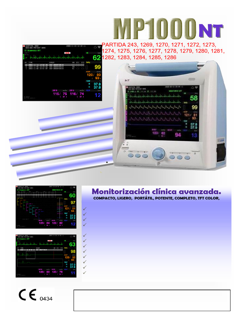 243 1269 A 1286 Monitor de SV Mekusa MP 1000 | PDF