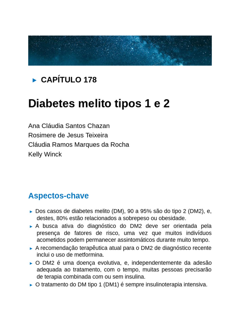 Diabetes Melito | PDF | Diabetes | Hipoglicemia