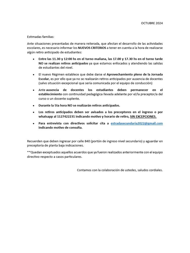 Nota Retiros Anticipados | PDF