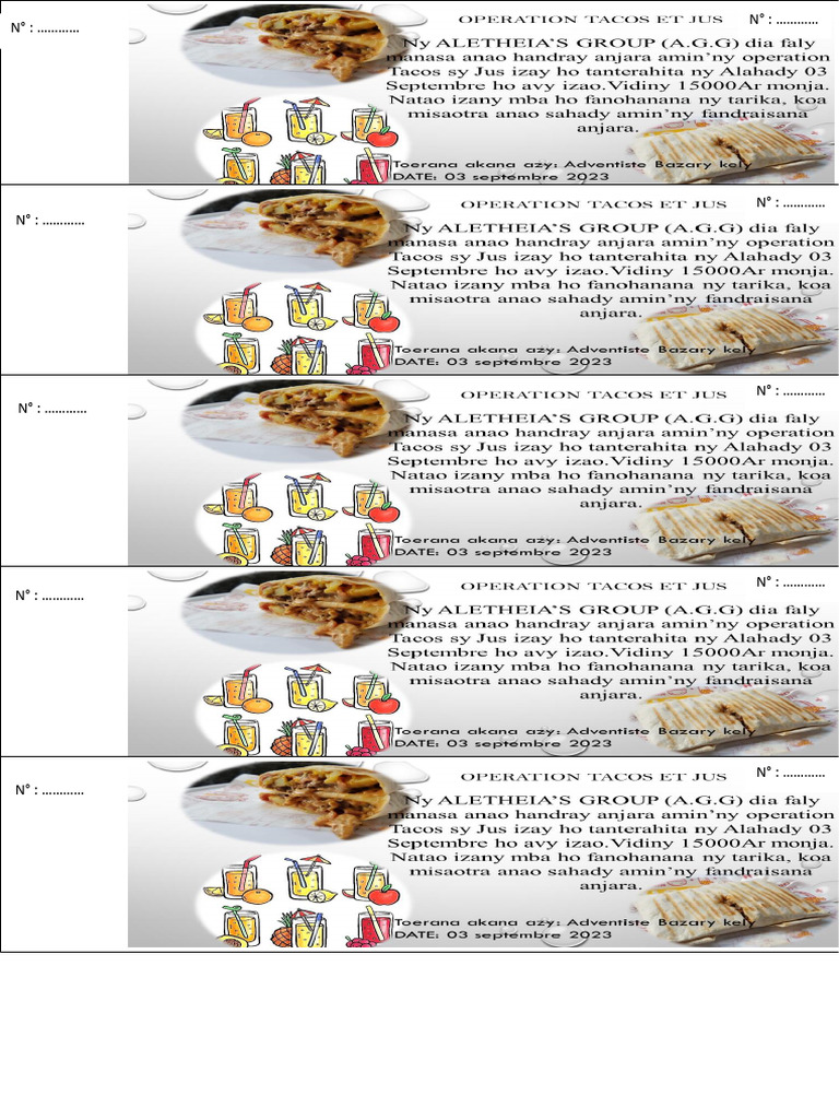 Billet Imprimer | PDF